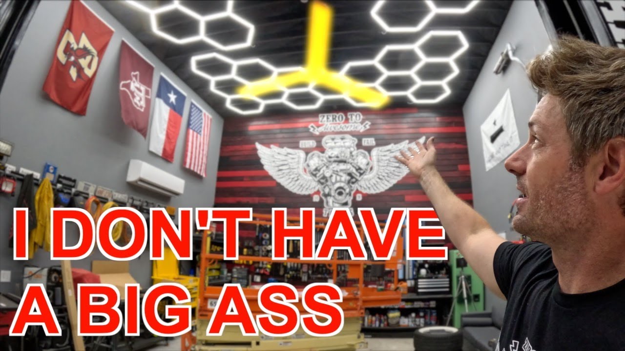 GIANT SHOP FAN INSTALL (Industrial Fan Co. DF3) - YouTube