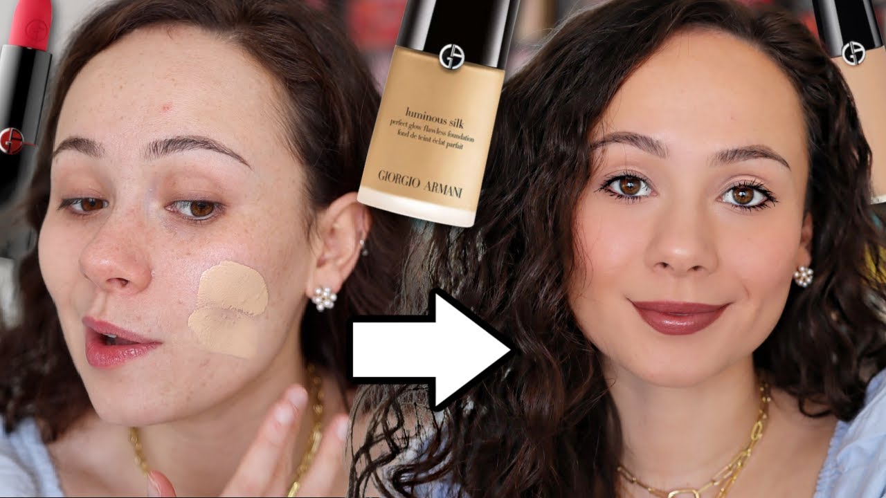 FULL FACE OF ARMANI BEAUTY // ft. Luminous Silk Complexion - YouTube