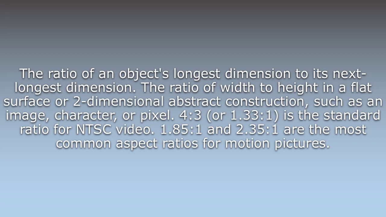 What Does Aspect Ratio Mean YouTube what-does-aspect-ratio-mean-youtube
