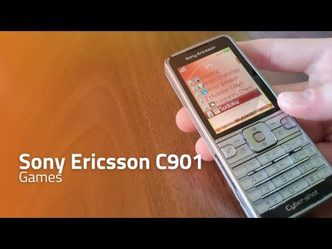 Sony Ericsson C901 - Games - YouTube