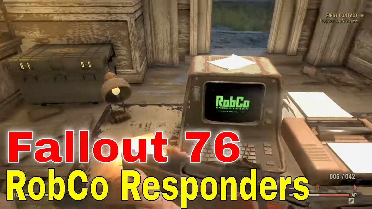 Fallout 76 First play RobCo Responders - YouTube
