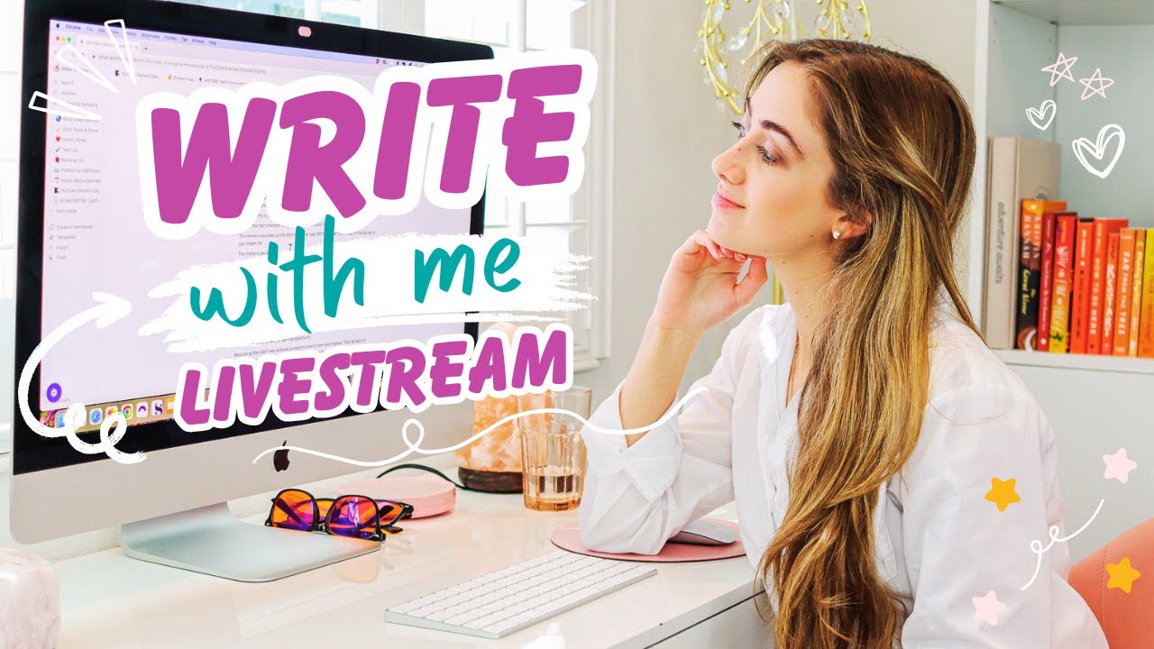 Write With Me LIVESTREAM ️ super chill writing session - YouTube