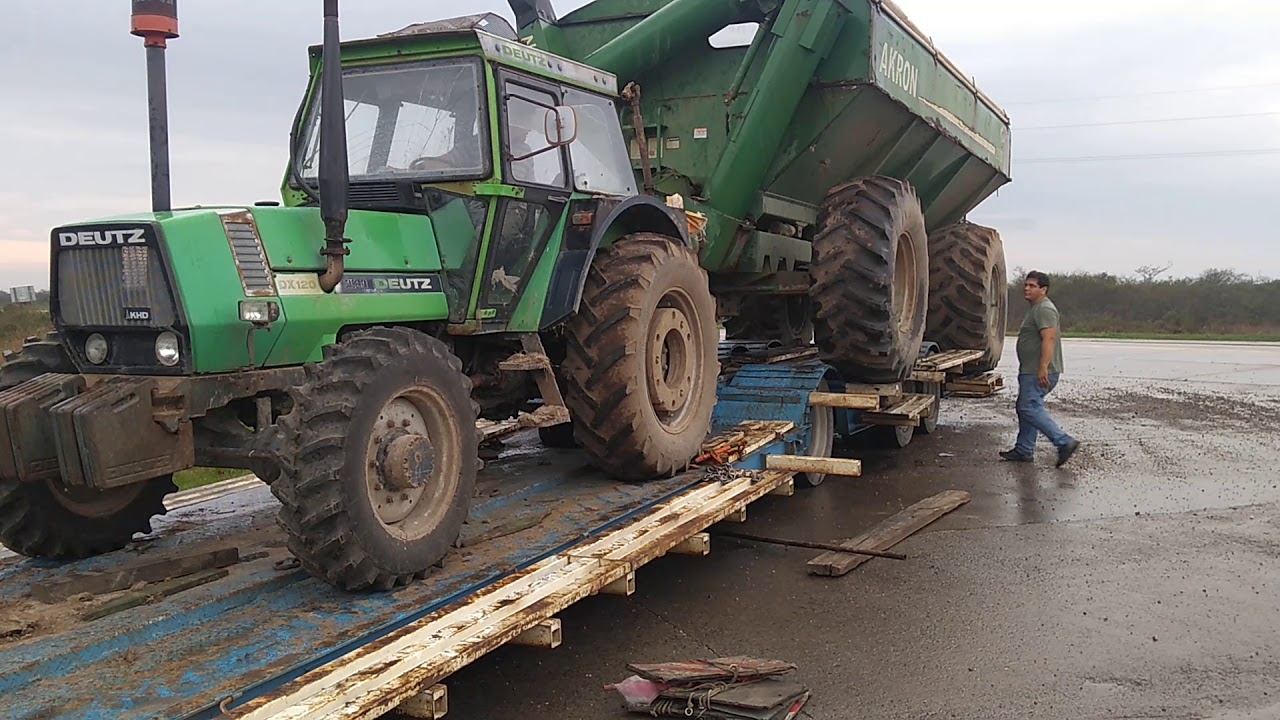 Deutz DX 120 power track - YouTube