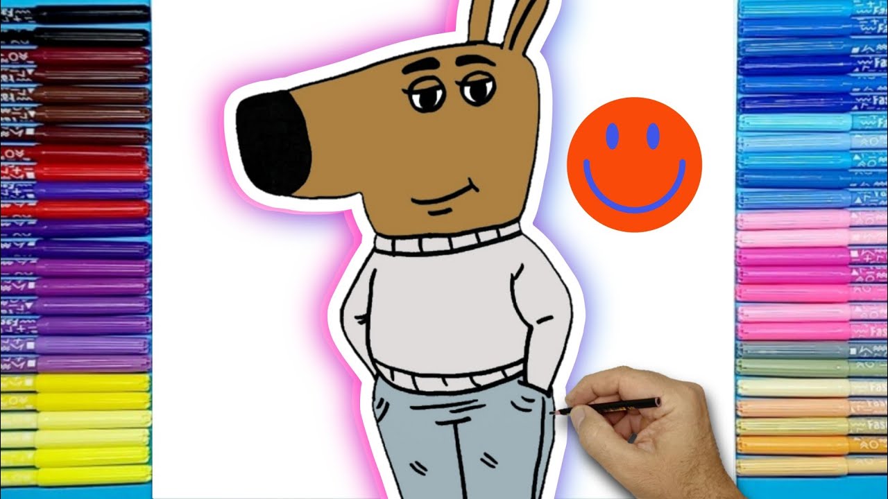 How To Draw The CHILL GUY Meme : Drawing Tutorial step by step for ...