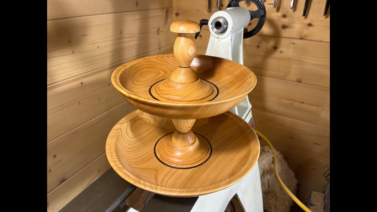Tray Cherryl I. || Woodturning - YouTube