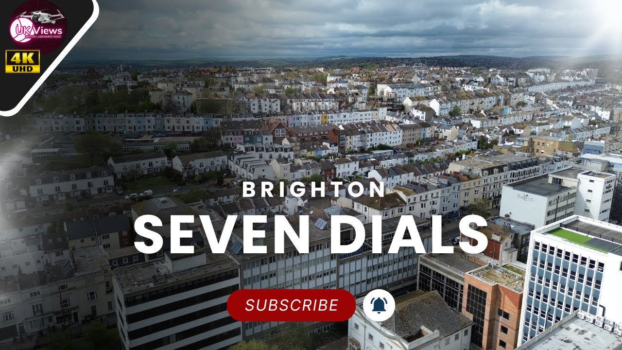 Seven Dials, Brighton Area View | Drone Aerial Video | UK 🇬🇧 - YouTube