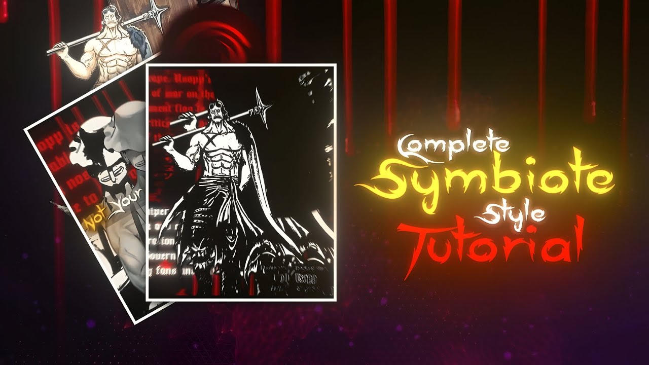 Complete symbiote style tutorial - alight motion 🗣️🔥 - YouTube