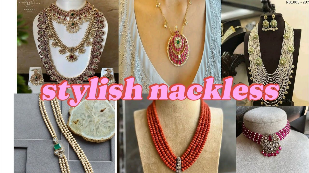 stylish//tranding//beautiful Neck less for beautiful girls - YouTube