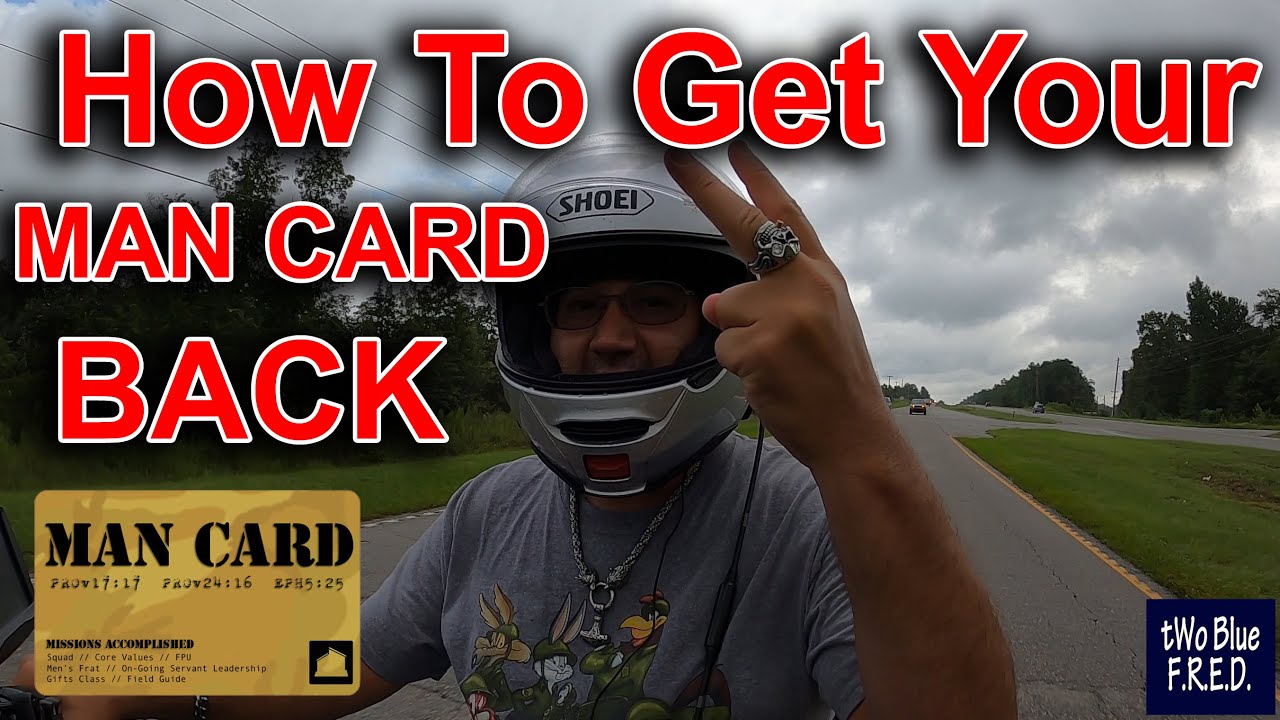How To get Your Man Card Back - 4 simple steps - YouTube