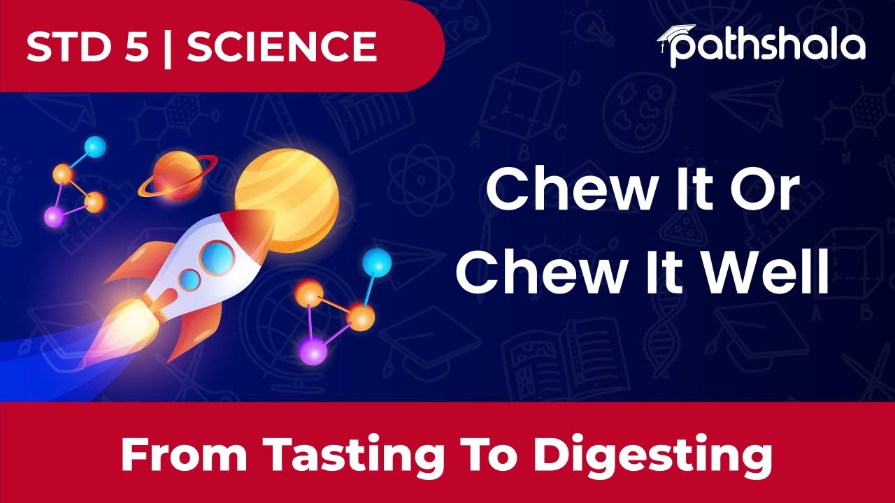 Chew It Or Chew It Well | From Tasting To Digesting | Class 5 | Science ...