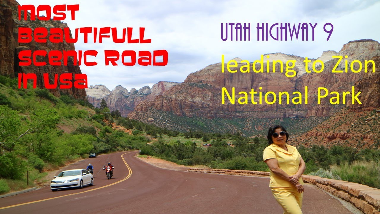 Road Trip 4 : Utah Highway 9 the most beautifull road in USA leadding ...