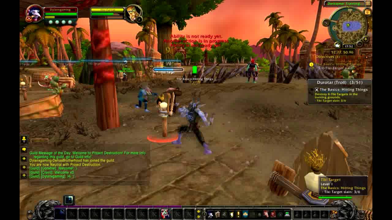 World Of Warcraft #1 - Troll Monk (lvl 1-3) - YouTube