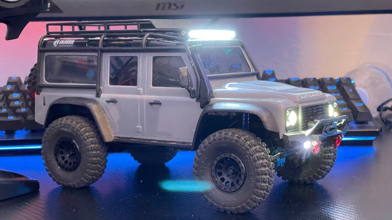 TRX-4M - Driving around my backyard - YouTube