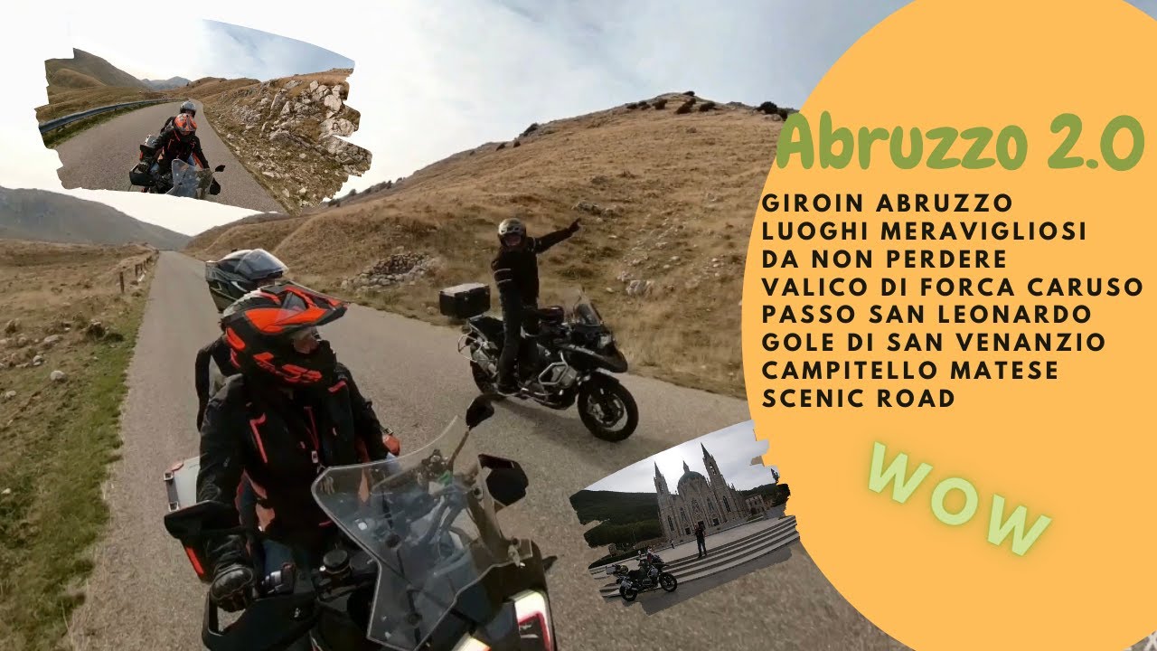 Abruzzo in moto Da NON PERDERE - YouTube
