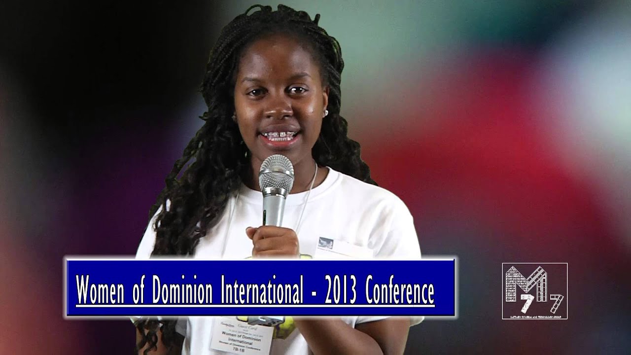 Women Of Dominion Conference I'm excited and having lot of fun - YouTube