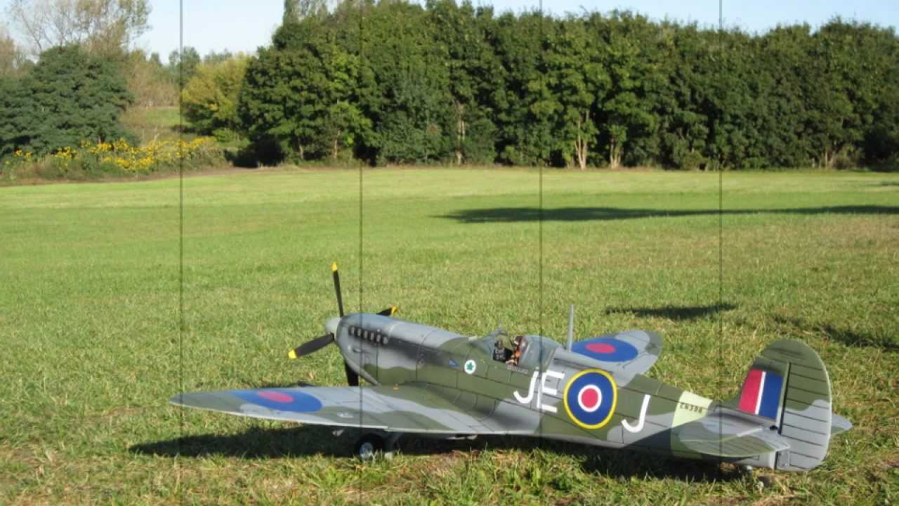 Parkzone Spitfire Mk IX flap mod - YouTube