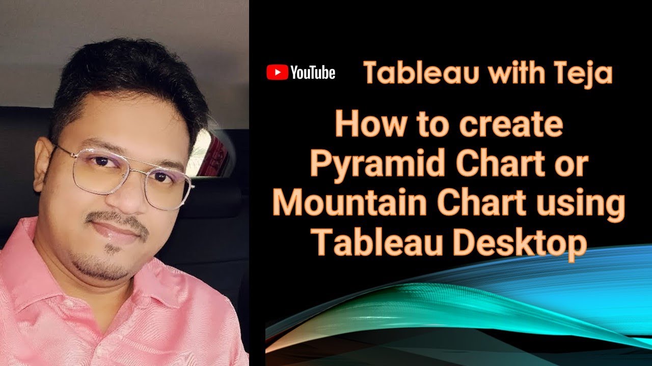 How to create Pyramid Chart or Mountain Chart using Tableau Desktop ...