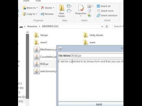 Binary Conversion Program JAVA GUI - YouTube
