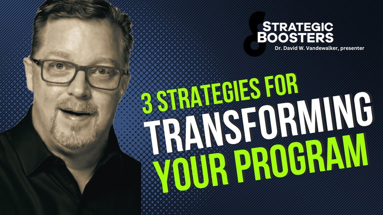 3 Strategies Transforming Your Program - YouTube