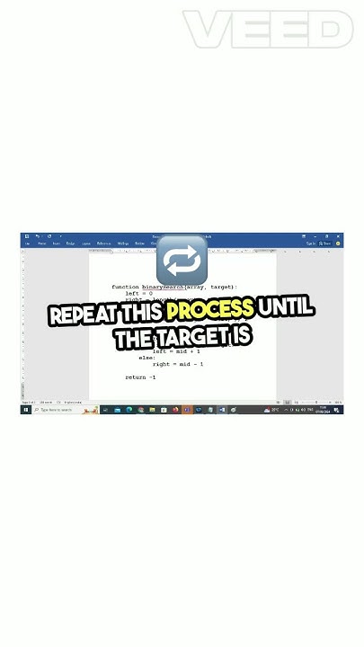 Binary Search: Efficiently Find Elements in Sorted Arrays!Data structure -Binary search for ...