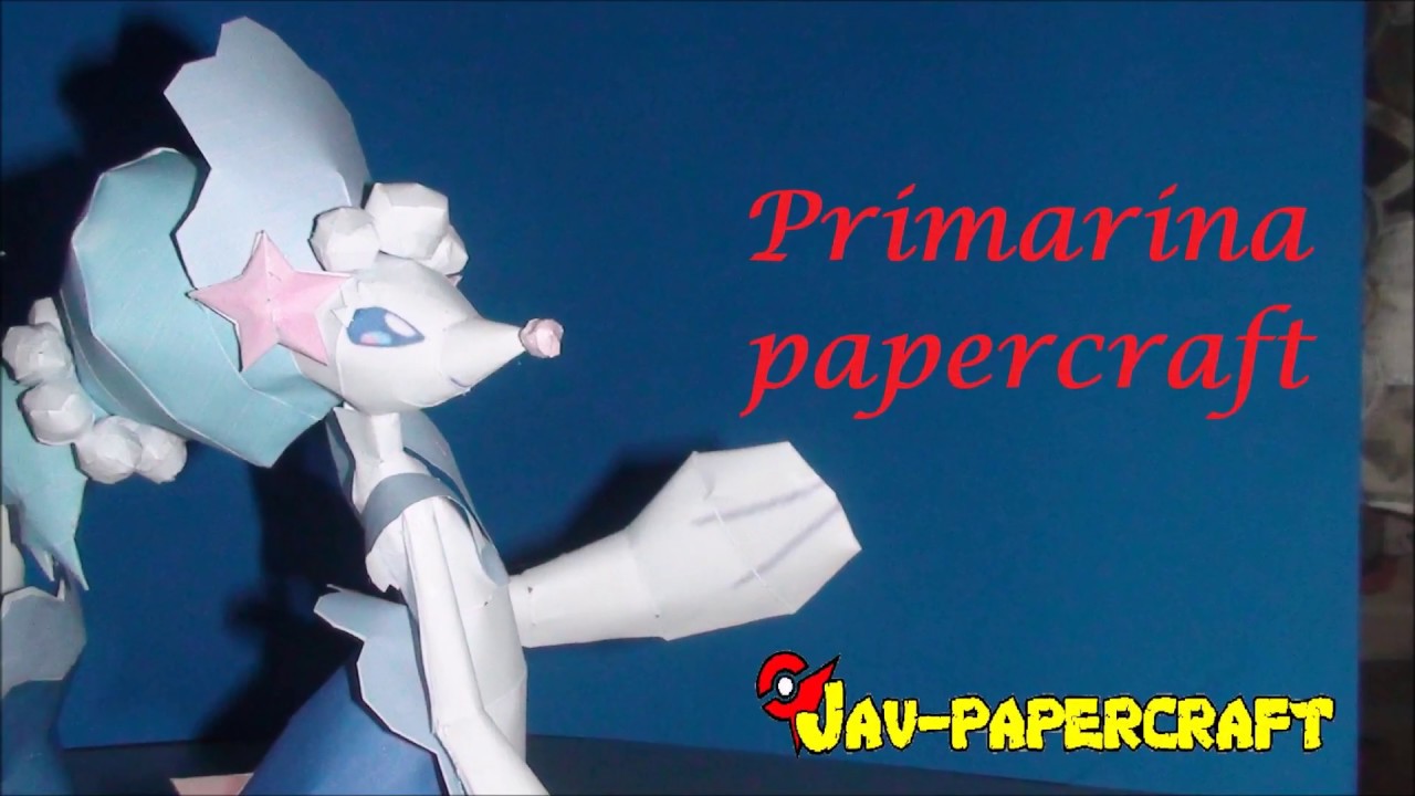 Papercraft in Stop-Motion: Primarina - YouTube