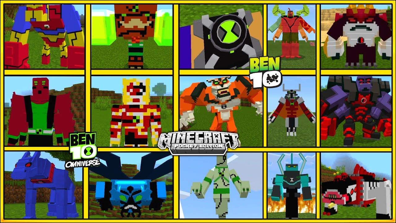 BEN 10 DLC OMNIVERSE MOD FOR MINECRAFT | MCPE 1.19| ACE - YouTube