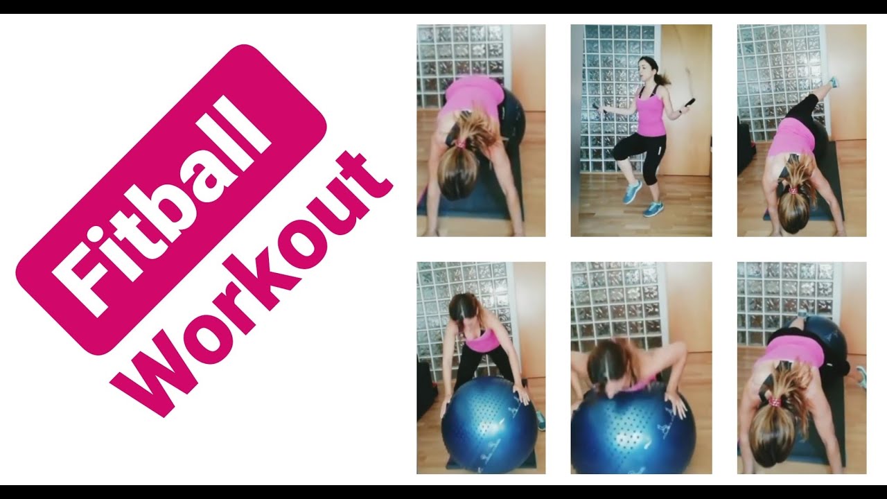 FITBALL CARDIO WORKOUT -- Para QUEMAR GRASA CORPORAL - YouTube
