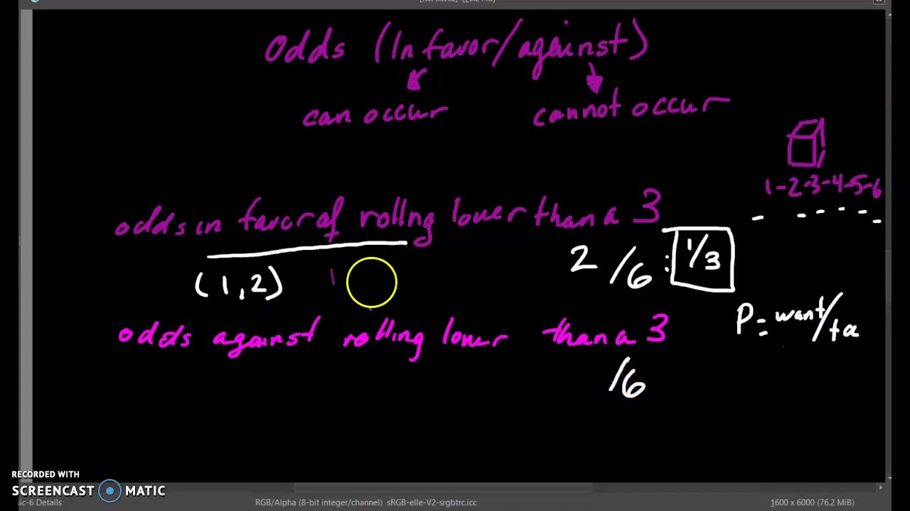 Odds for/ Odds Against 11.1.A - YouTube
