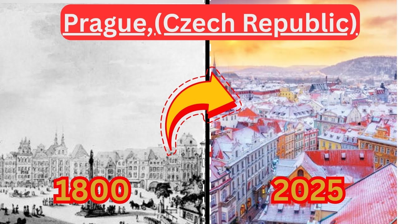 Prague, Czech Republic (1800 - 2025) - Then And Now Cities - City ...