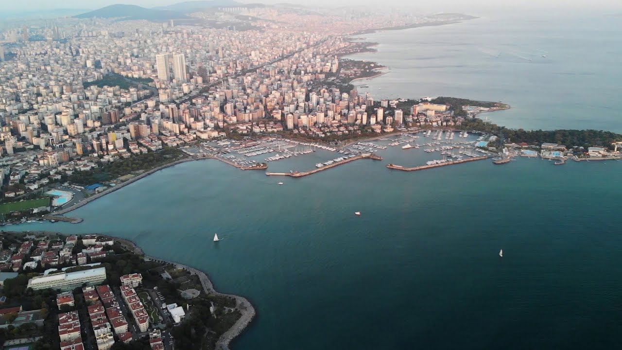 Istanbul from above: Drone Footage of Kadiköy - YouTube