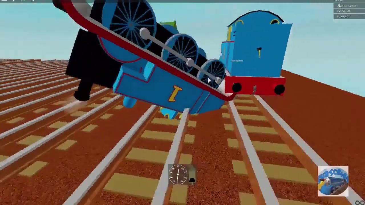 DRIVE THOMAS AND FRIENDS OFF A CLIFF ROBLOX TRAINS - YouTube