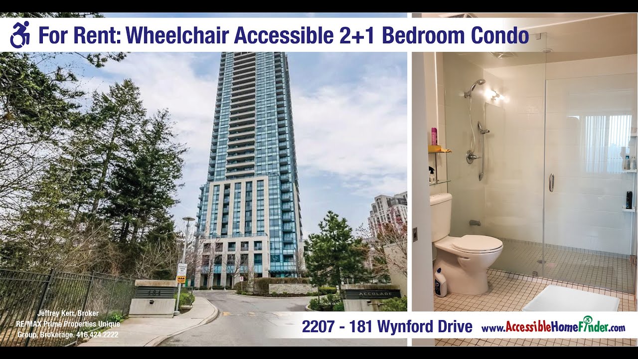 Leased: Wheelchair Accessible Condo In Toronto - YouTube
