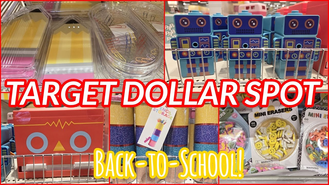 TARGET DOLLAR SPOT BACK TO SCHOOL 2024 NEW FINDS SHOP WITH ME - YouTube