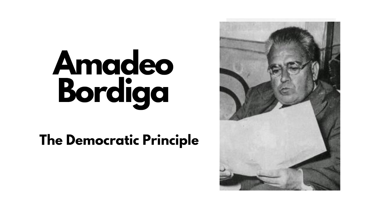 Amadeo Bordiga - The Democratic Principle - YouTube