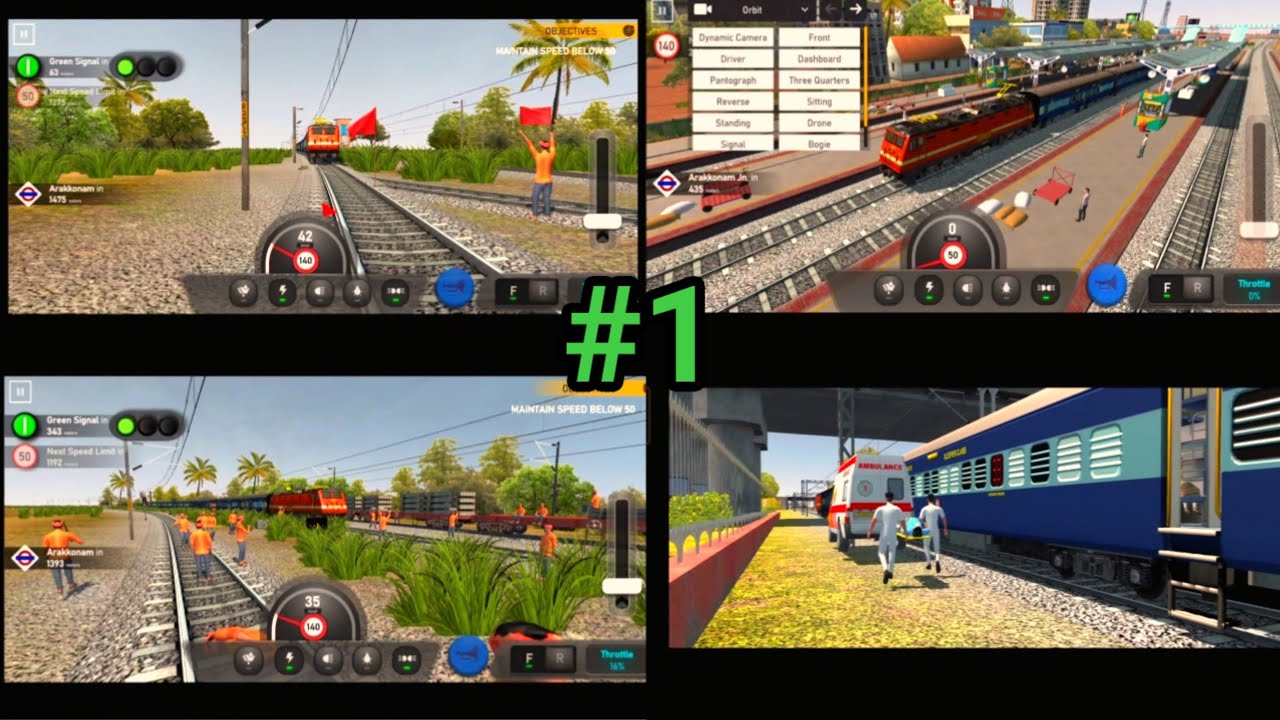 Indian Train simulator mobile gameplay part 1 - YouTube