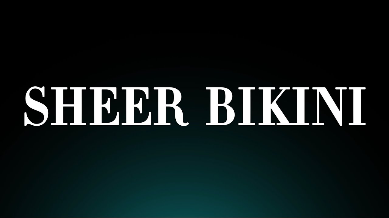 Learn How to Pronounce 'Sheer Bikini'! Correctly (Fashion Apparel ...
