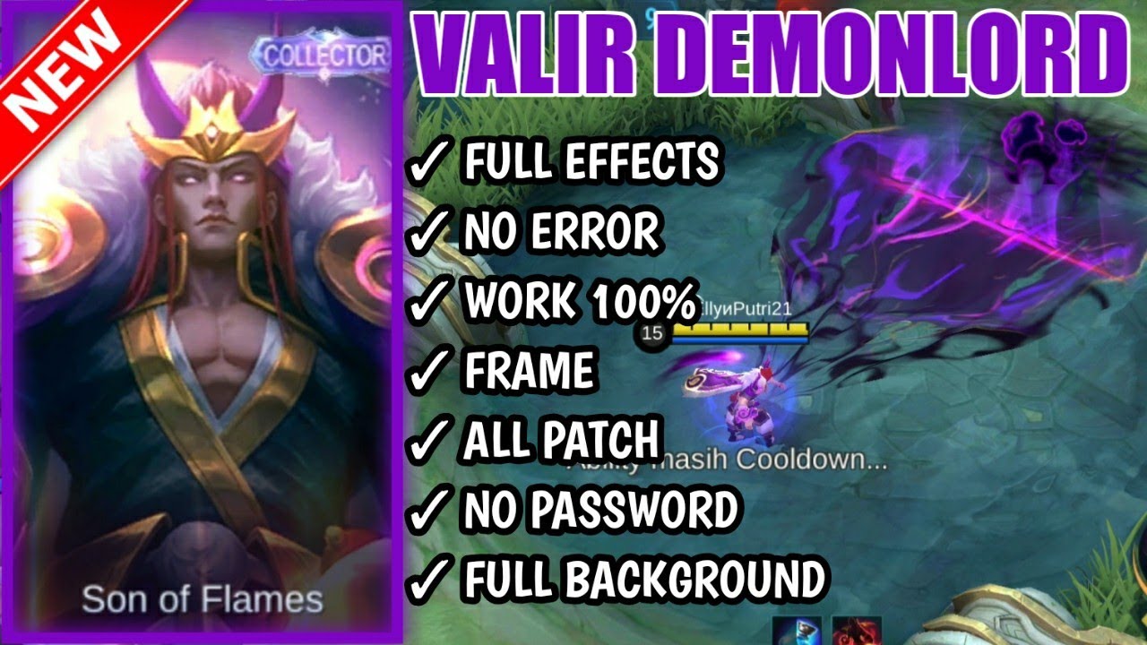 Script Skin Valir Demonlord Collector Full Effects + No Password + Full ...
