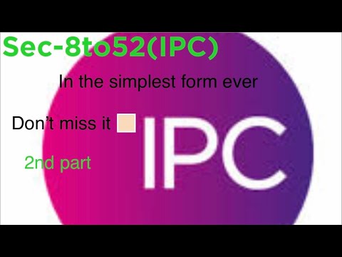 #Definition clause of IPC Section 8to52 most imp for #AIBE,#UPJ,#RJS ,# ...