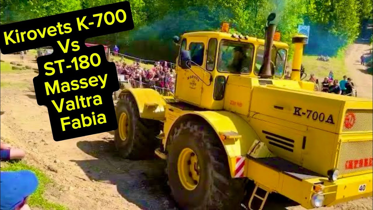 KIROVETS K700 vs Škoda Liaz vs Valtra vs Škoda Fabia - YouTube