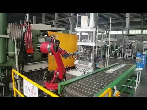 Automatic unloading，robot,Die casting，Robot automatic cutting - YouTube