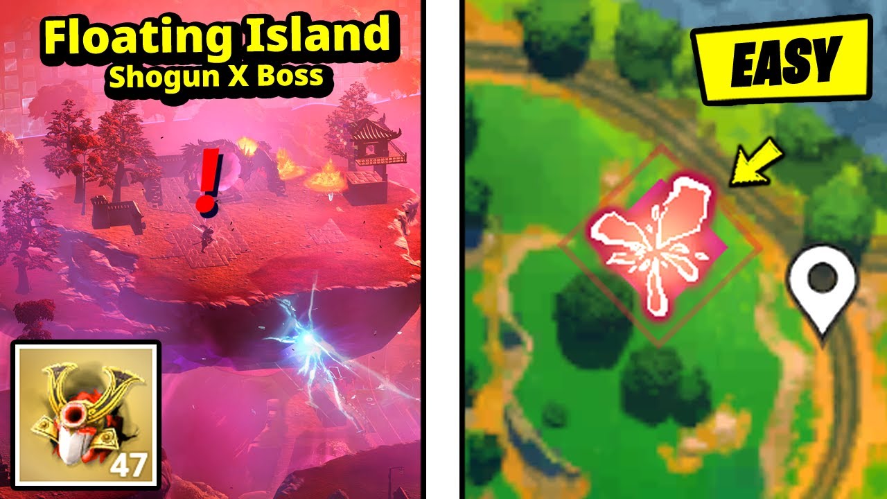 How to Find Floating Rift Island Shogun Arena Boss & Mythic Shogun X ...