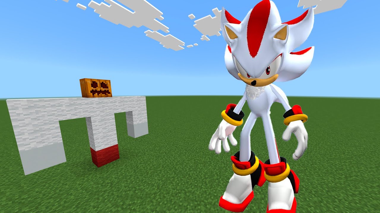 Super Shadow Sonic Addon in Minecraft PE - YouTube