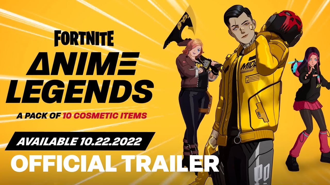 Fortnite Anime Legends Pack - Release Date Trailer - YouTube