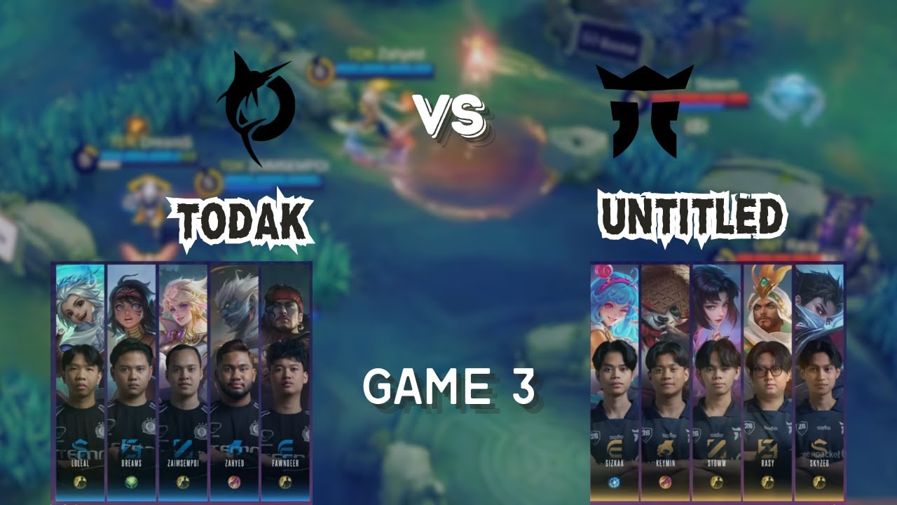 MPL MY Season 16 Week 2 Day 1 (TDK Vs UNT) {Game-3} - YouTube
