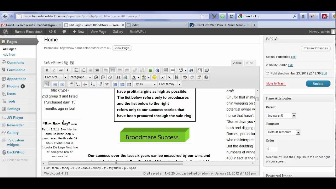 Insert A Row In A Wordpress Table YouTube Insert A Row In A Wordpress Table YouTube