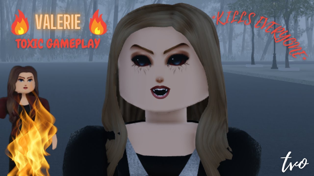 VALERIE GAMEPLAY *super toxic* - TVO Roblox - YouTube