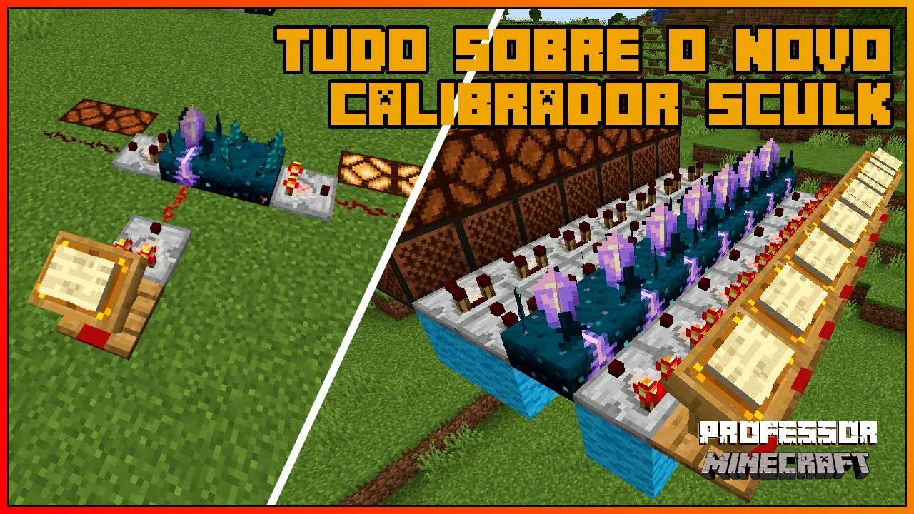 Como funciona o novo Calibrador Sculk e o novo sinal de Redstone sem ...