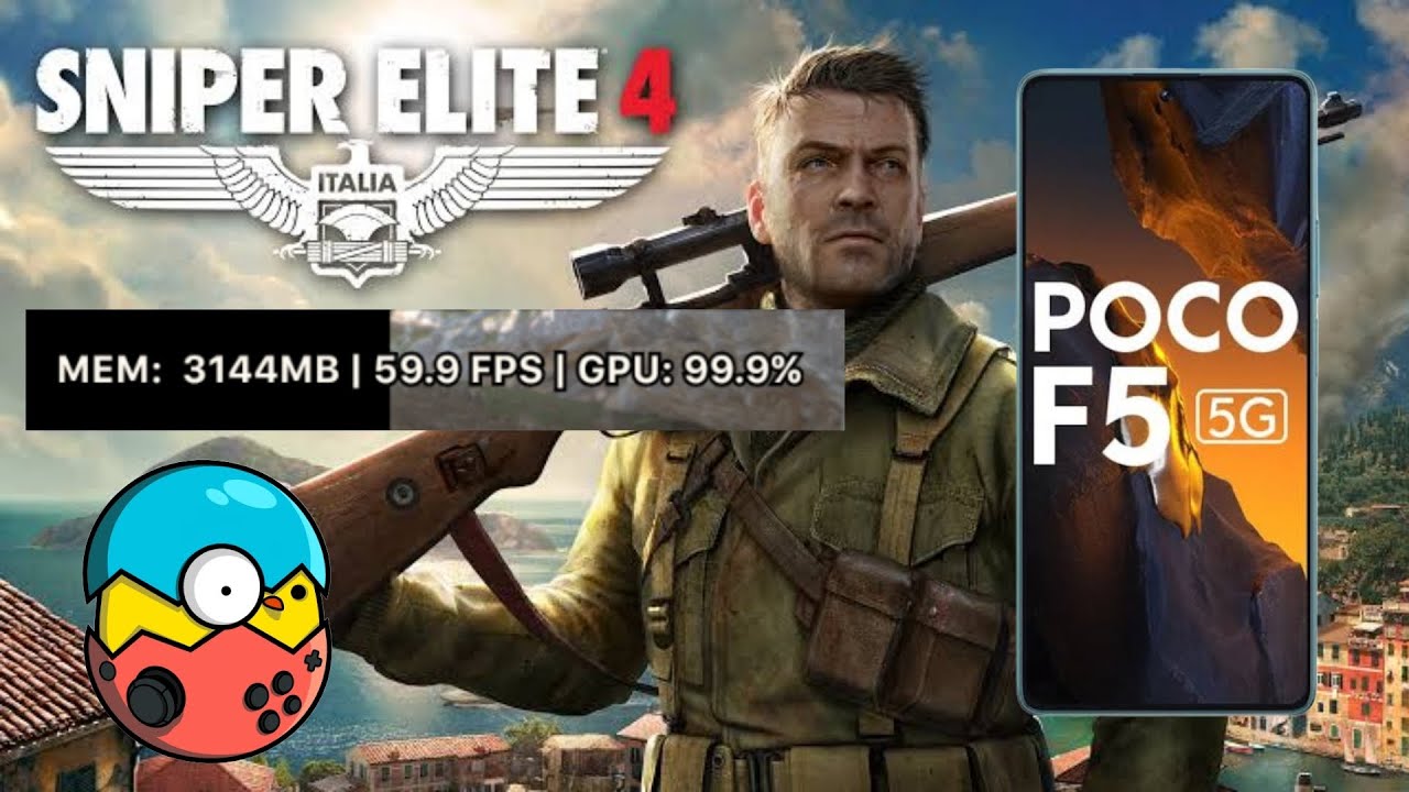 Sniper Elite 4 Poco F5 60 FPS | Egg NS 4.2.0 - YouTube