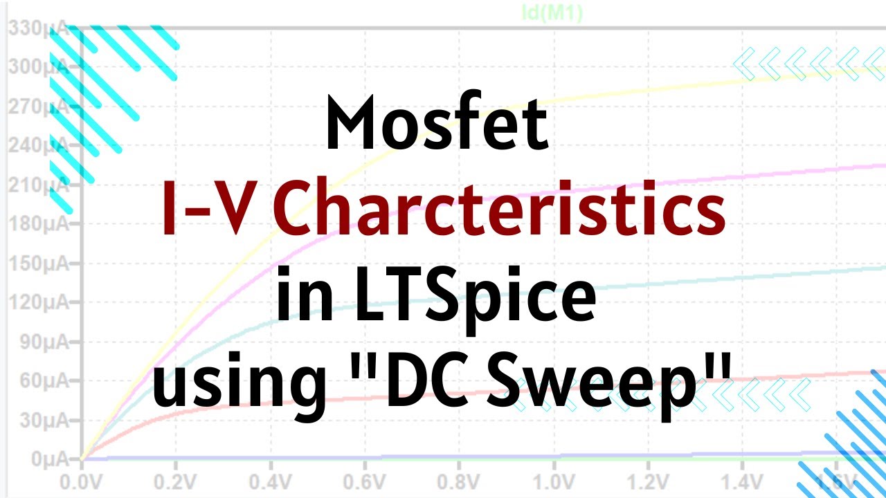 All I-V Charcteristics of NMOS | General Method For DC Sweep in LTSpice ...