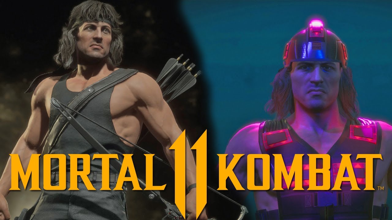 Rambo All Gear, Intro, and Outros - Mk11 Ultimate - YouTube